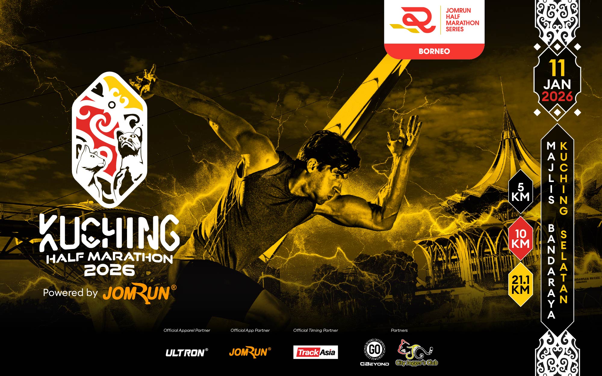 Kuching Half Marathon 2026 Powered By JomRun® — Moments Begin Here ...